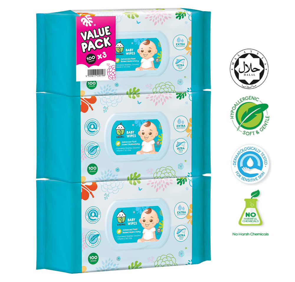 Baby Wipes 100 sheets Triple Pack - Grato Marketing Sdn Bhd - Marketing ...